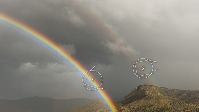 Secondary Rainbow Phenomenon Best Double Rainbow I Have Ever Seen